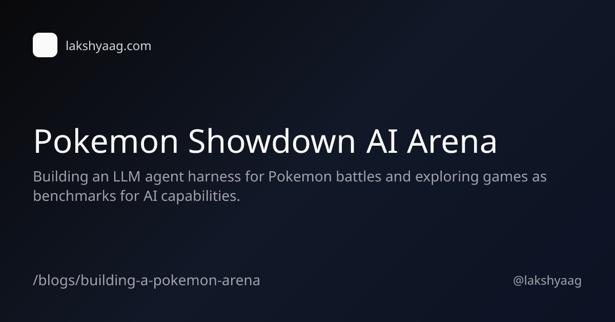 Pokemon Showdown AI Arena