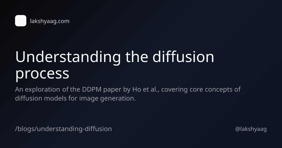 Understanding the diffusion process